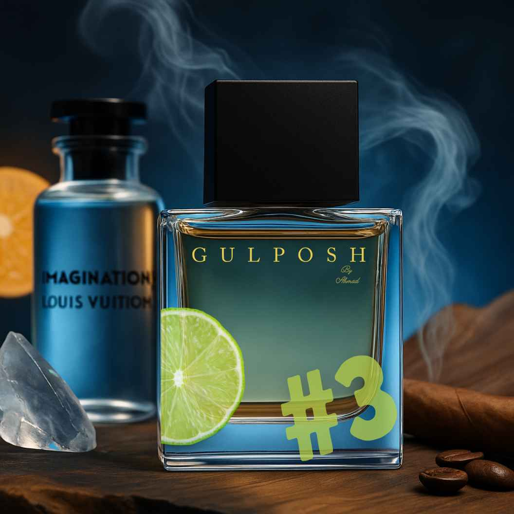No. 3 - Fresh Lime, Tea Leaves, Sandalwood (100 ML) - GulposhbyAhmad